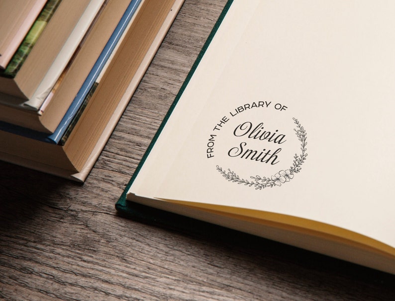 Handmade Custom Self-inking Stamp for Books Make Your Mark on Your ...