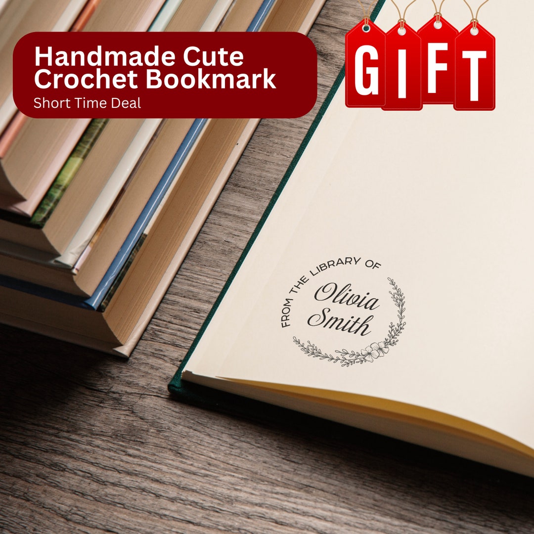 Custom Self-inking Book Stamp Personalize Your Library With This Time ...