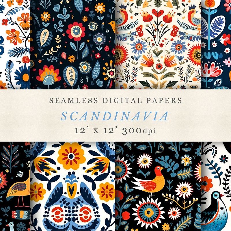 Swedish Wallpaper - Etsy