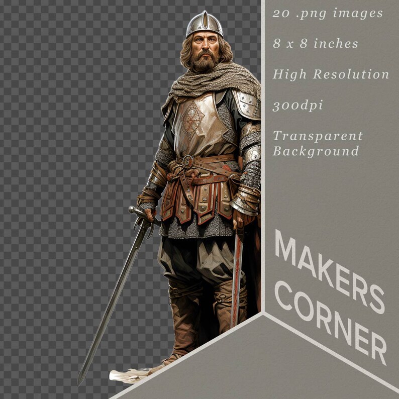 Ferocious Fighters Clip Art Collection for Art and Design, RPG, Games ...