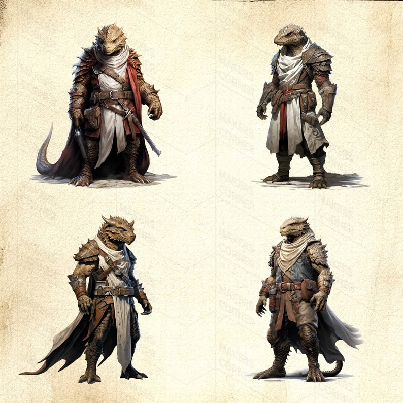 Dragonkin Clans Art Collection for Art and Design, Fantasy Dragons ...