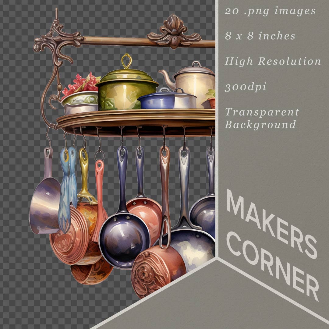 Fantasy Kitchen Clip Art Collection - Fantasy Rooms and Furniture ...