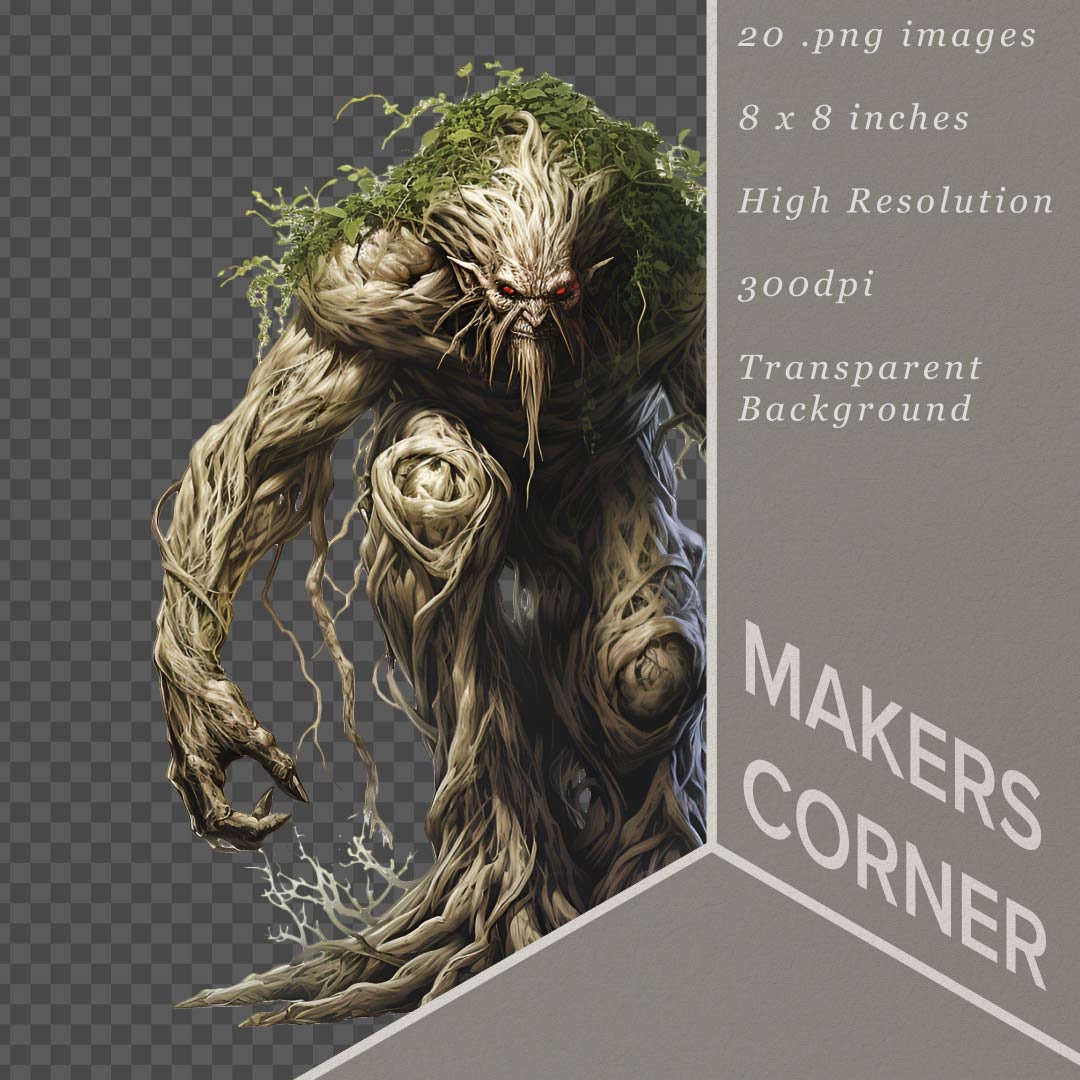 Malicious Dryads Clip Art Collection for Art and Design, Fantasy ...