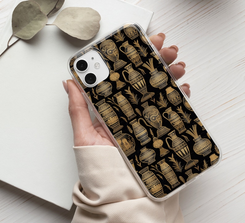 Artifacts of Ancient Greece Digital Design Papers, Seamless Pattern ...