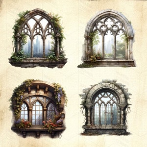 Fantastical Windows Clip Art Collection for Fantasy Art and Design ...