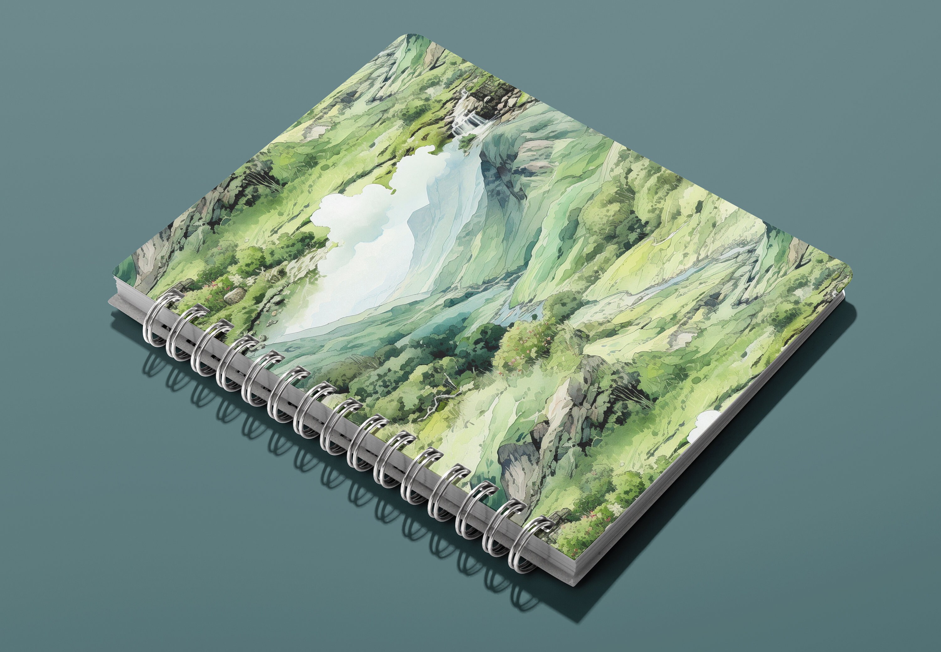 British Landscapes Digital Design Papers, Landscape Pattern, Scenic ...