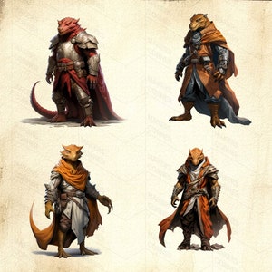 Dragonkin Clans Art Collection for Art and Design, Fantasy Dragons ...