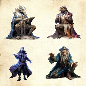 Wise Wizards Clip Art Collection for Art and Design, RPG Graphics ...