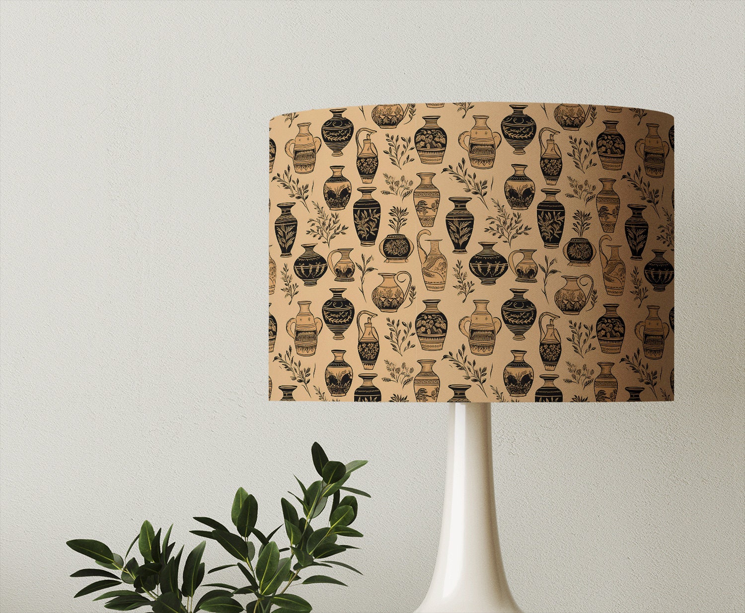 Artifacts of Ancient Greece Digital Design Papers, Seamless Pattern ...