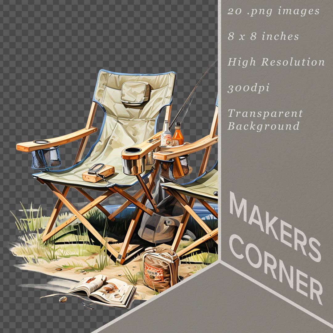 Camping Trip Clip Art Collection for Art and Design Holiday - Etsy