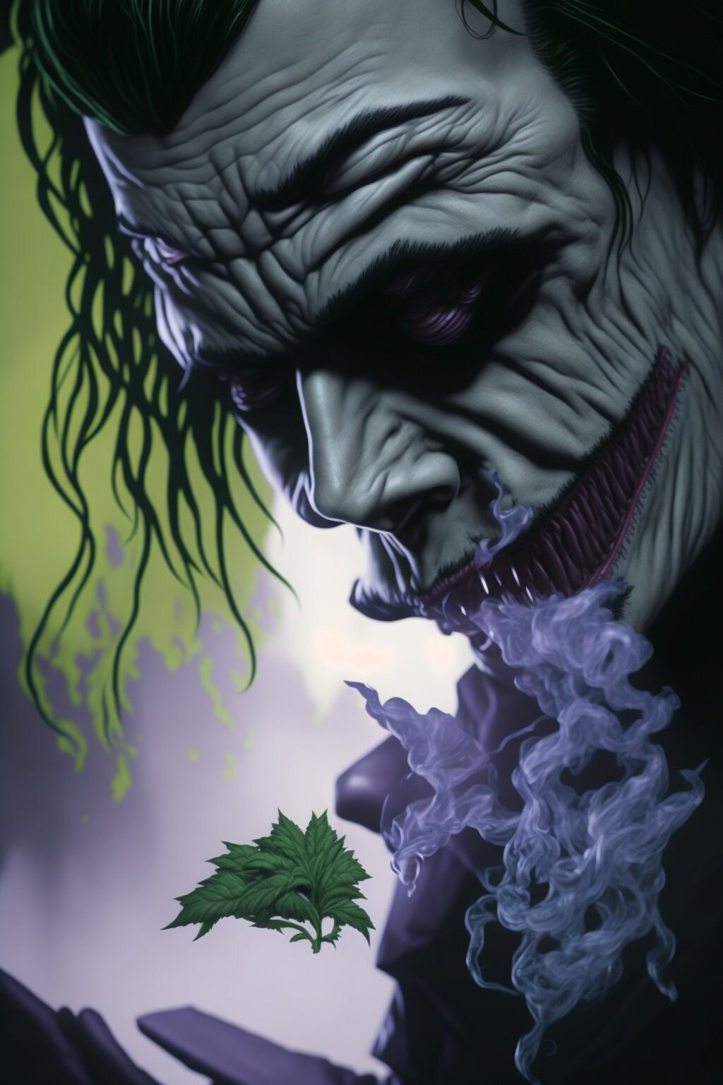 The Joker Digital Art - Etsy