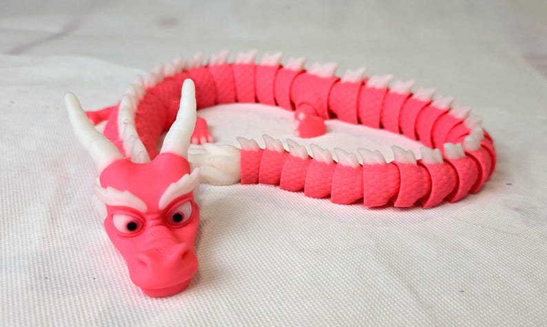 22" 3D Printed Flexible Articulated Dragon - Etsy