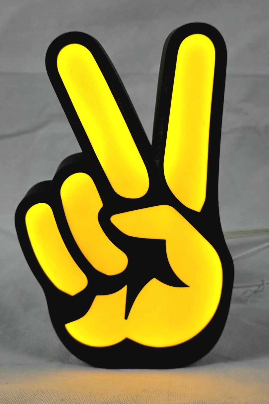 Peace Sign Light Box - Etsy