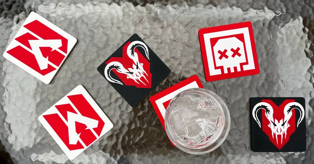 Apex Coasters, Apex Legends Themed, Different Styles, Pack of 6 - Etsy