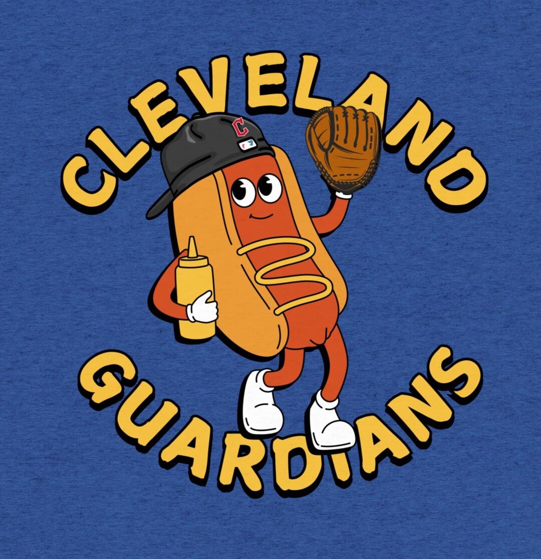 Cleveland Guardians Mustaaaard Unisex T-shirt – Funny Hotdog Graphic ...