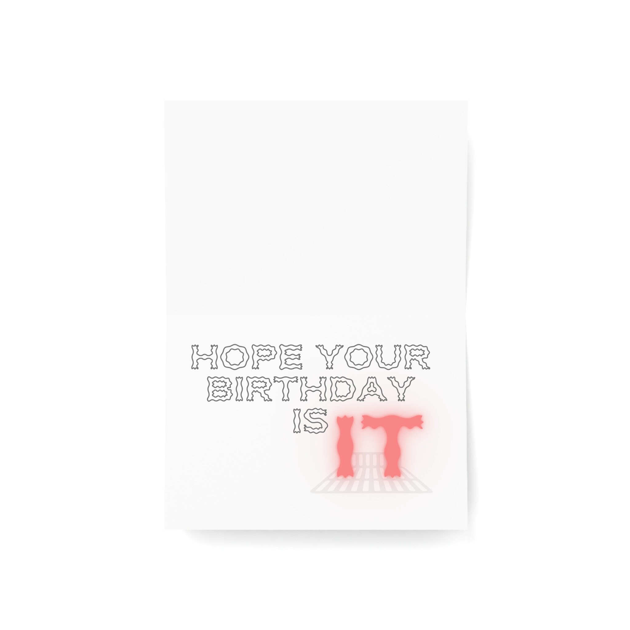 You'll Float, Too Birthday Card (IT Movie Themed) - Etsy