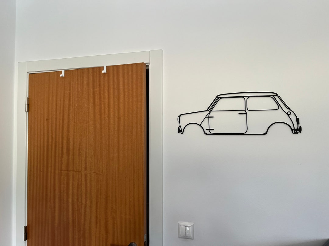 Classic Mini Cooper Silhouette Wall Decor - Etsy