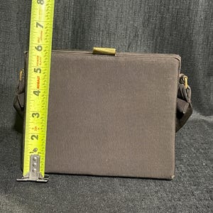 Vintage Ingber 1940s Satin Handbag W/ Gold-tone Clasp & Zipper Pocket ...