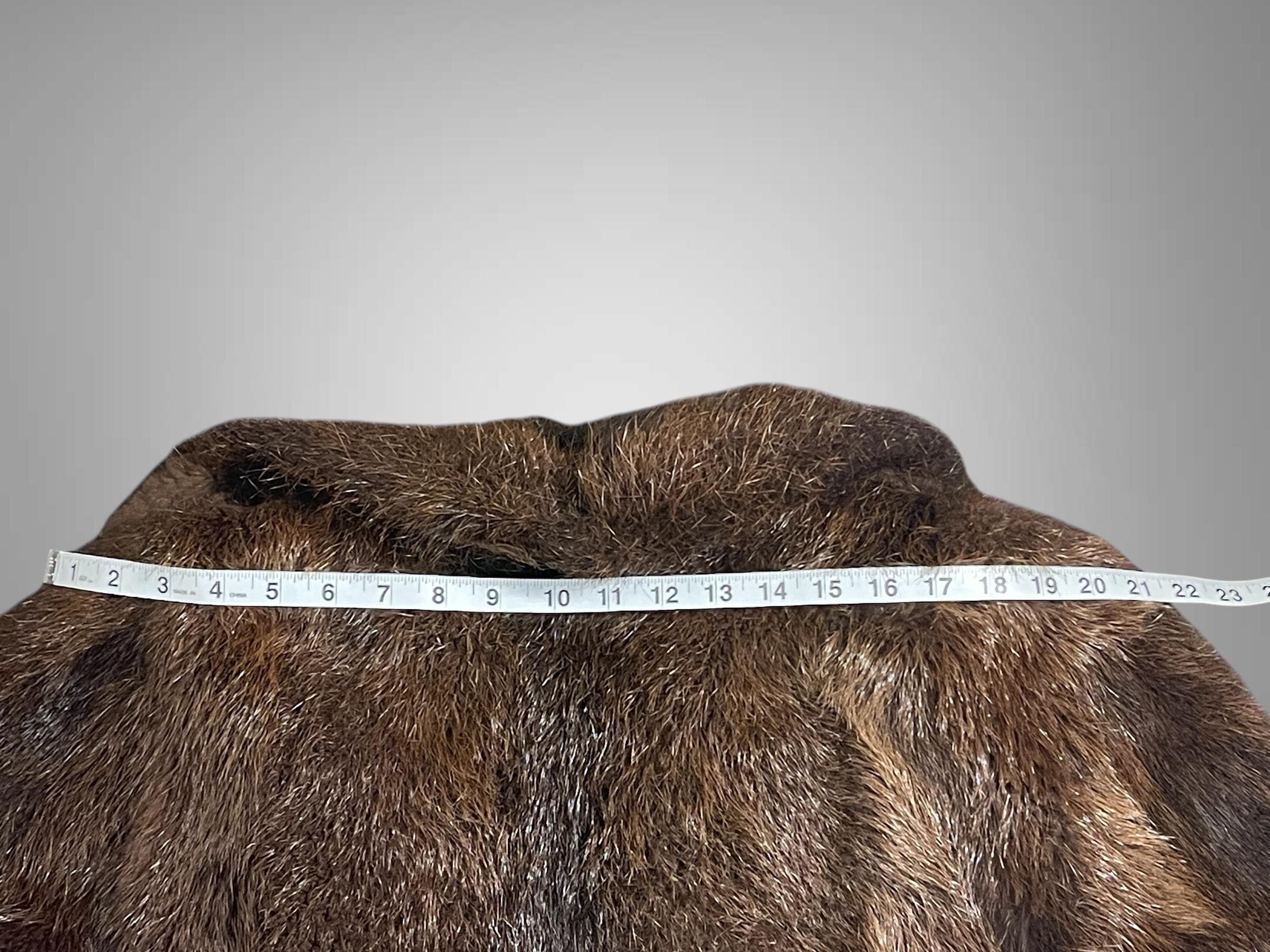 1960s Vintage Chocolate Mink Fur Coat - Women's Medium, Genuine Mink ...