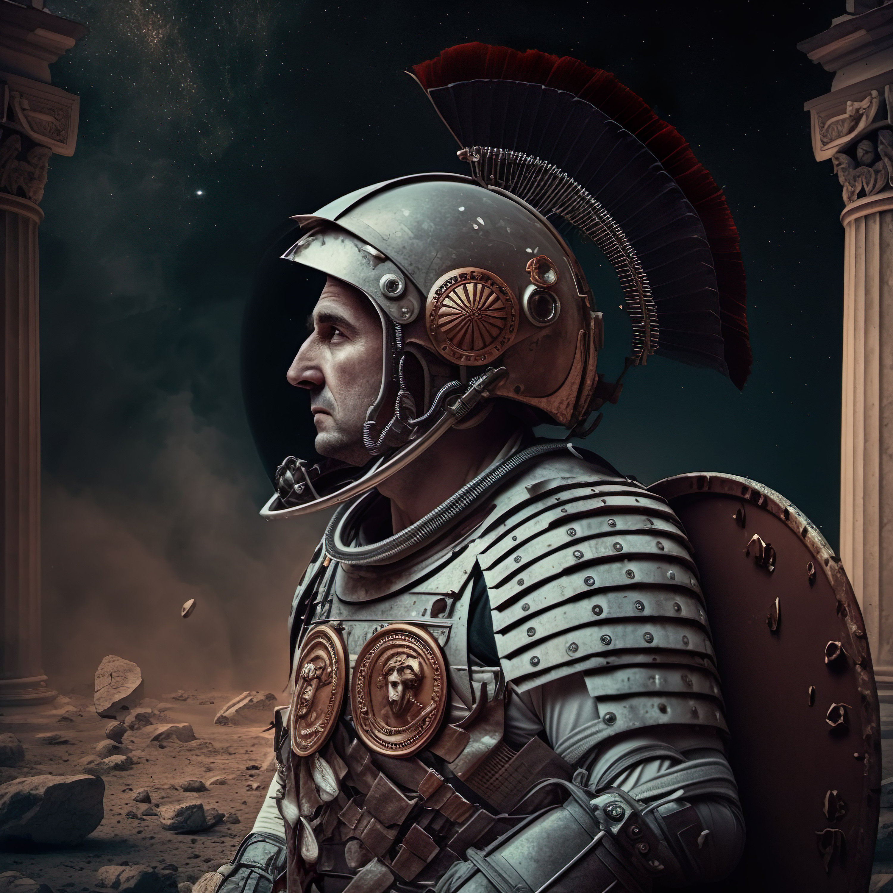 Ancient Roman Warrior Art