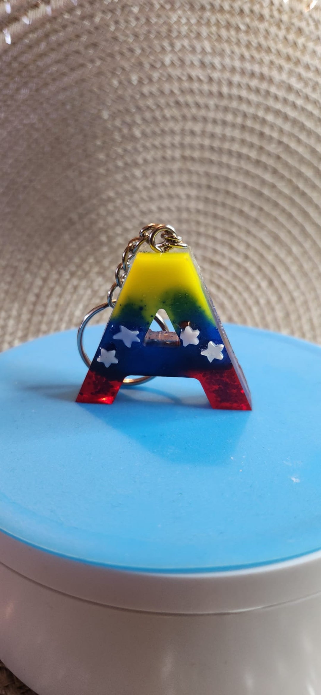Venezuela Letter Keychain - Etsy