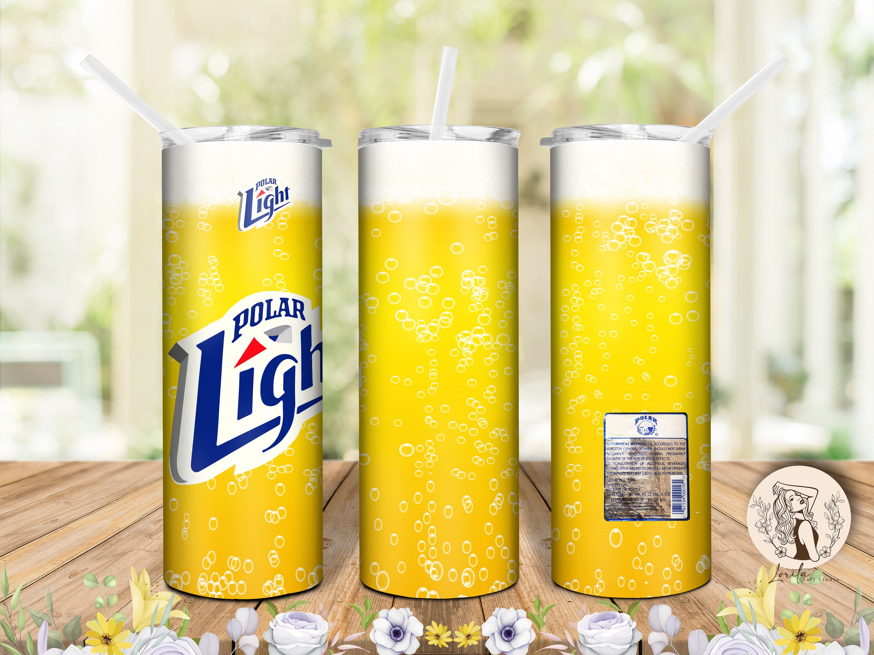 Polar Light Beer Tumbler, Cerveza Polar, Venezuelan Beer, Vaso Cerveza ...