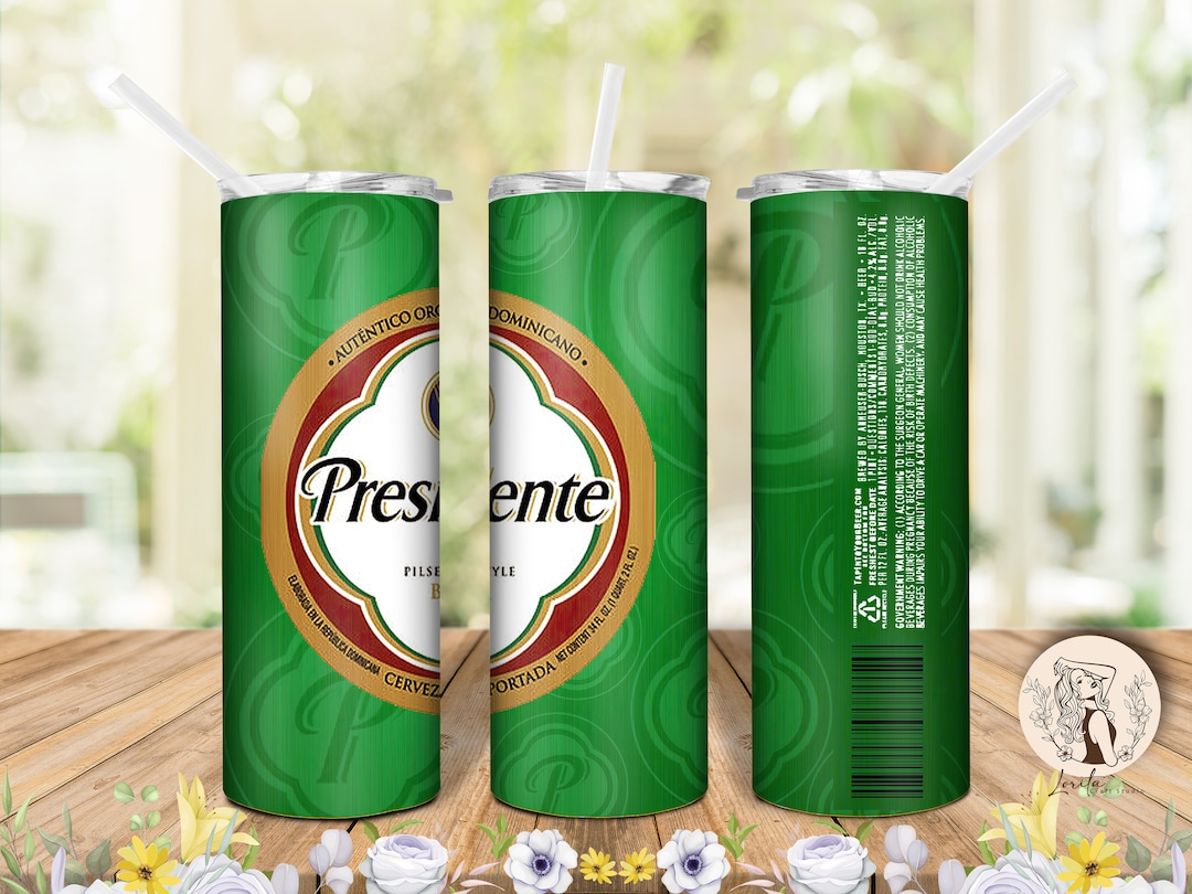 Cerveza Presidente Tumbler, Presidente Beer, Dominican Beer, Cerveza ...