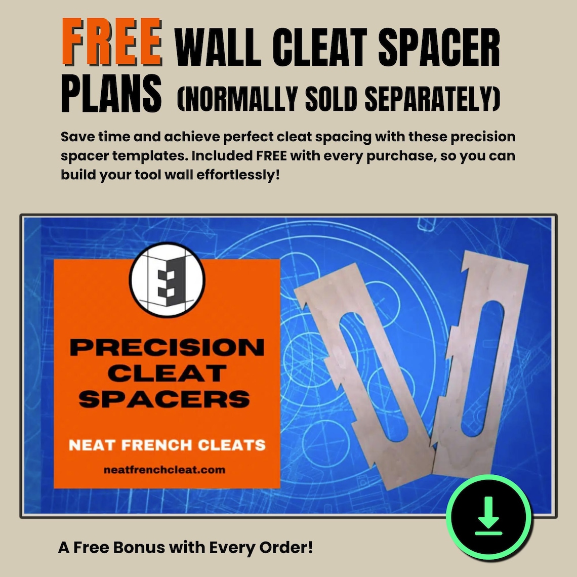 DIY French Cleat Organizer: Laser Cut Files for Safety Gear Storage in ...