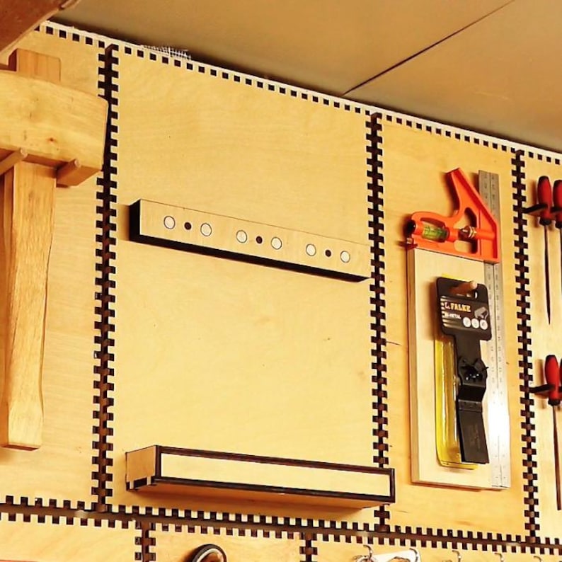 Magnetic Chisel Holder Plans: French Cleat DIY Organizer (digital ...
