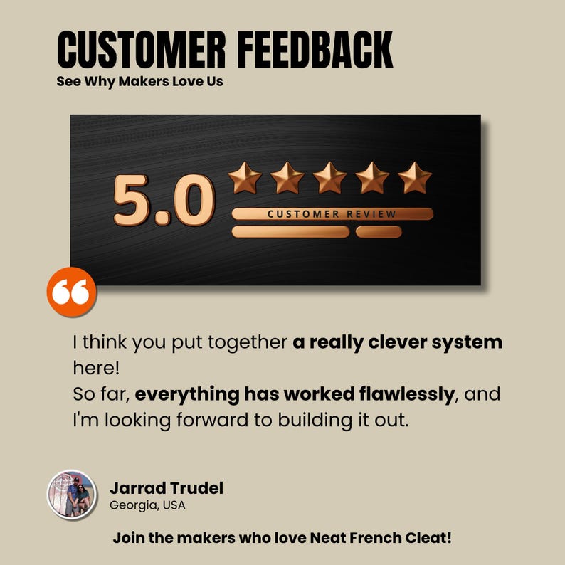 DIY French Cleat Organizer: Laser Cut Files for Safety Gear Storage in ...