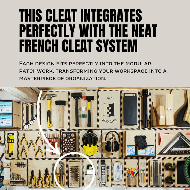 French Cleat Hex Bit Holder: Laser Cut Files (digital Download) - Etsy