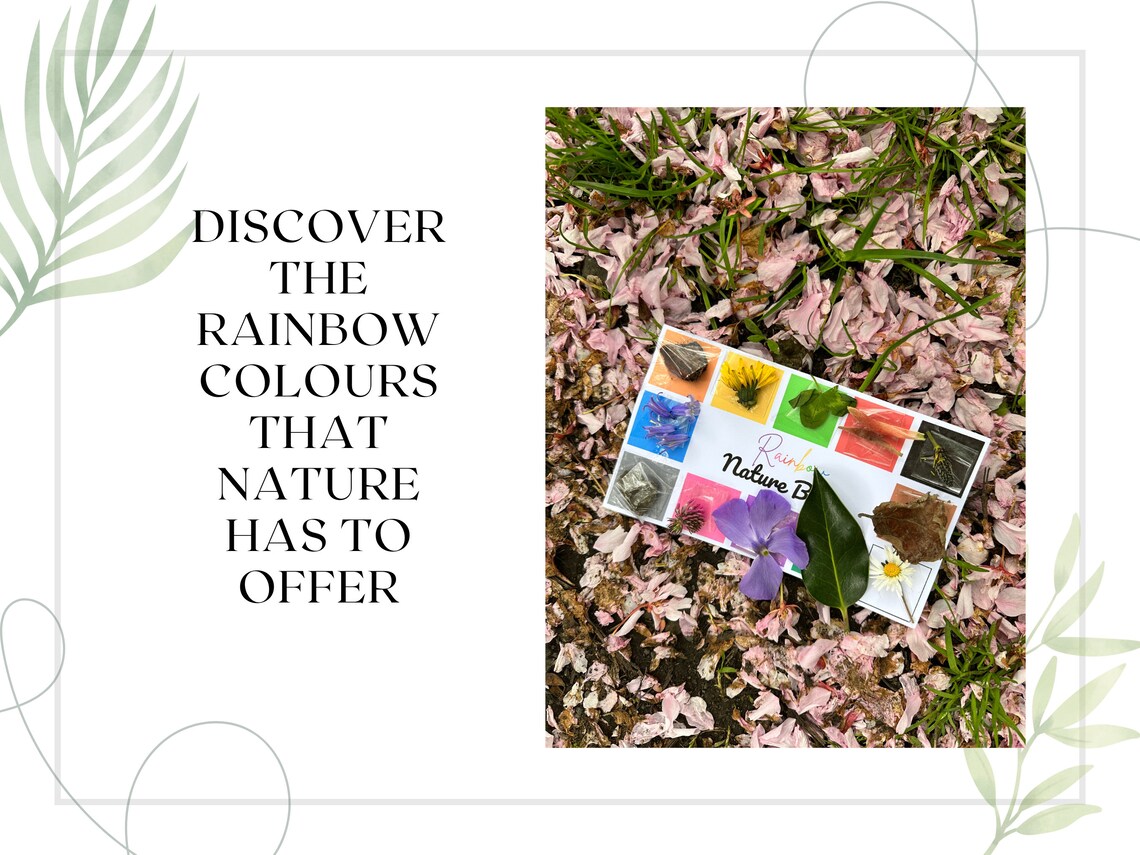 Instant Download Rainbow Nature Scavenger Hunt - Printable Outdoor ...
