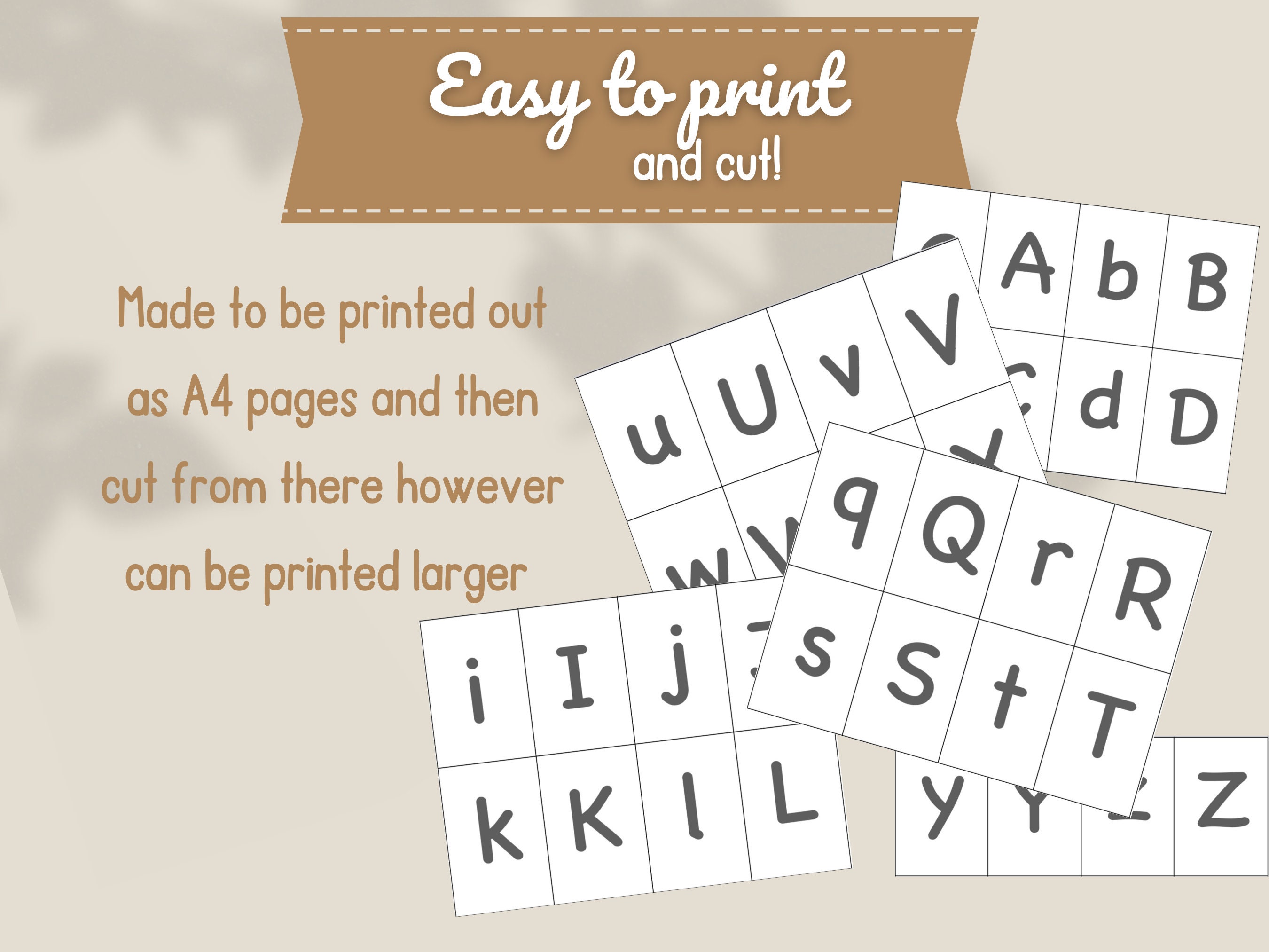 ABC Flash Cards, Educational Cards, Homeschool Printable, Learn Abcs ...