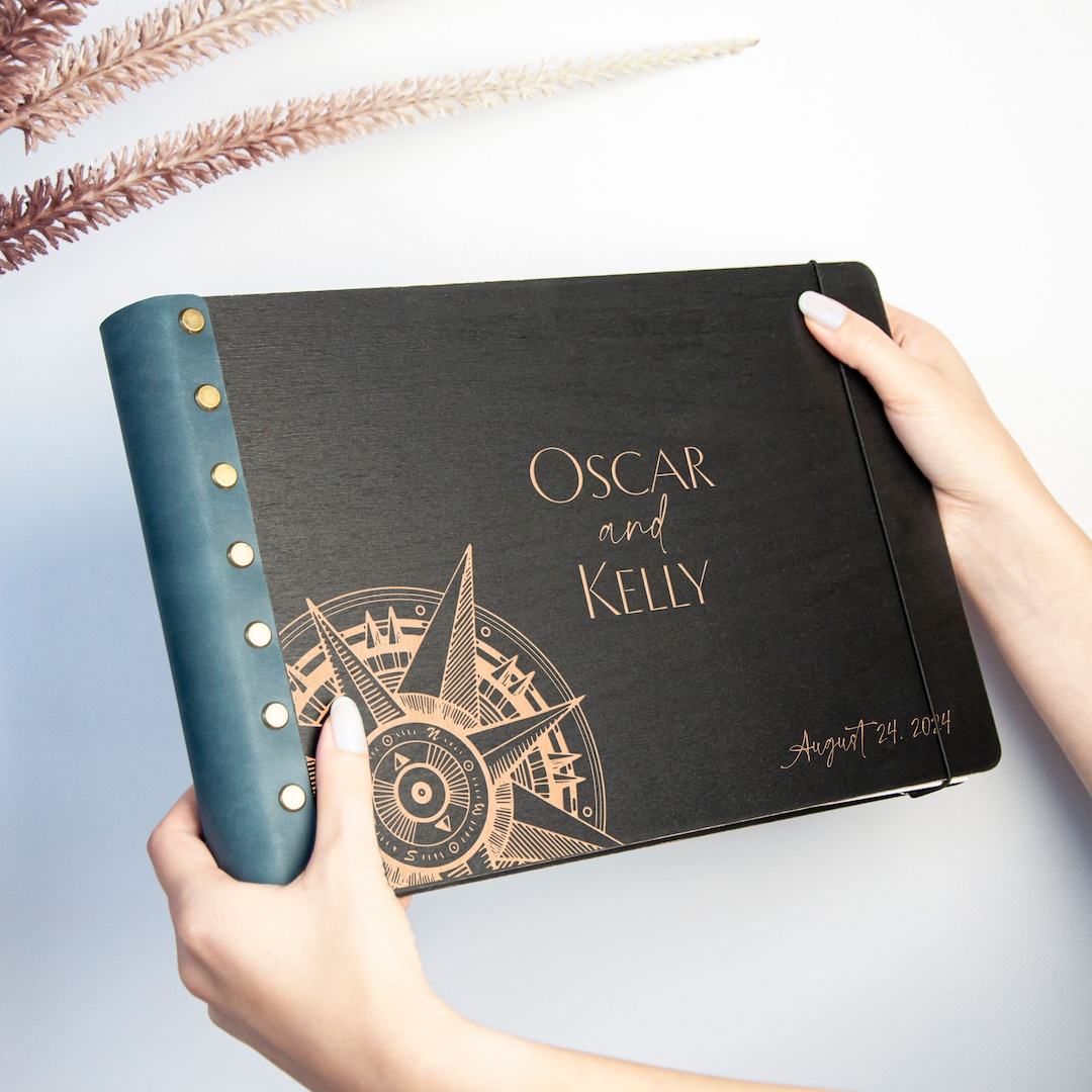 Wedding Adventure Book Scrapbook Album Custom Photo Album Wedding ...