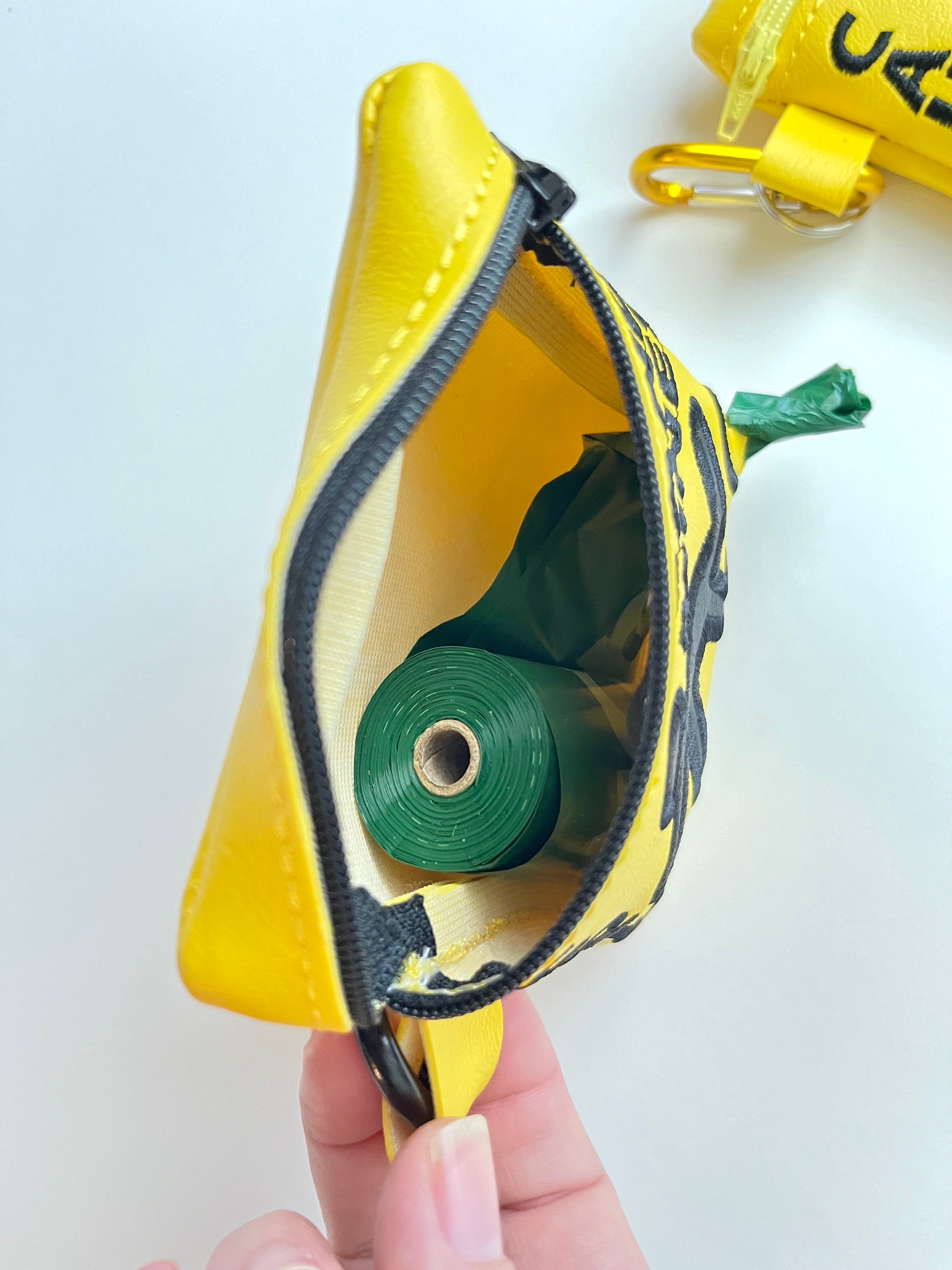 Cheetah / Leopard Print Dog Poop Bag Holder Waterproof Canvas Dog Poop ...