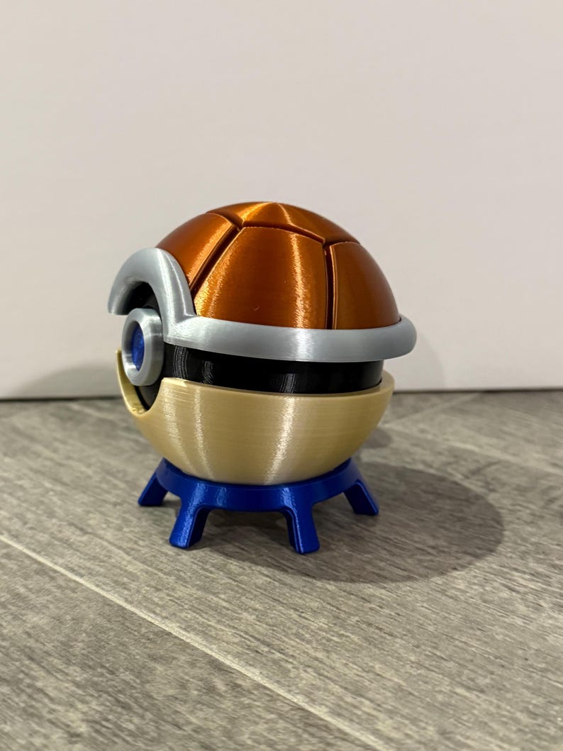 Custom Squirtle Inspired Pokeball Fanart - Etsy