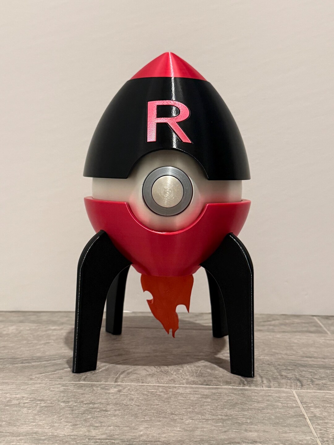 Team Rocket Pokeball Custom Rocket Inspired Fanart - Etsy