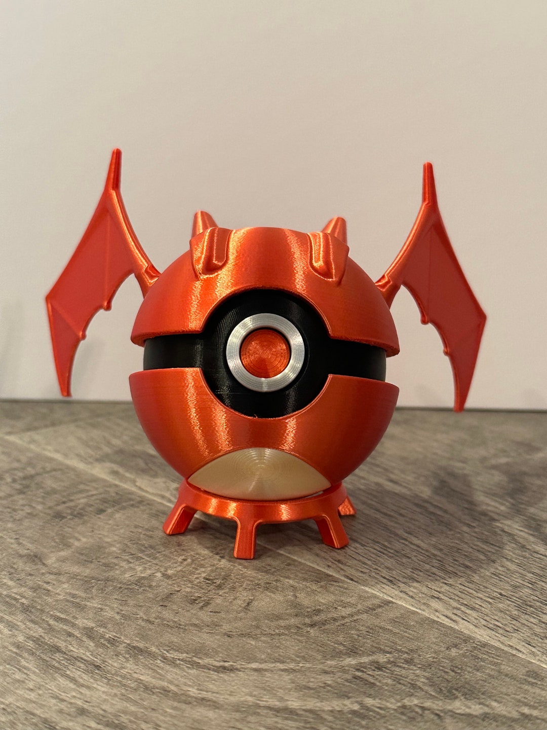 Charizard Pokeball | 3D Printed Fire-type Pokémon Gift | Winged Fanart ...