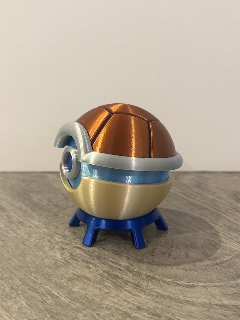 Custom Squirtle Inspired Pokeball Fanart - Etsy