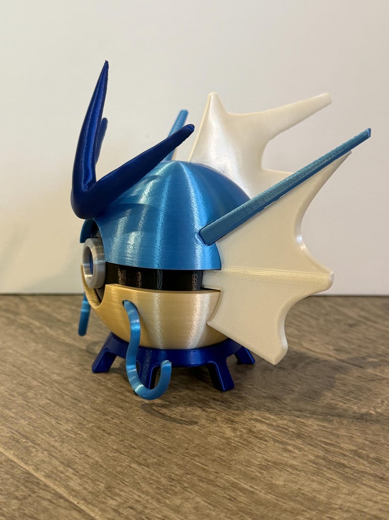 Custom Gyarados Inspired Pokeball Fanart - Etsy