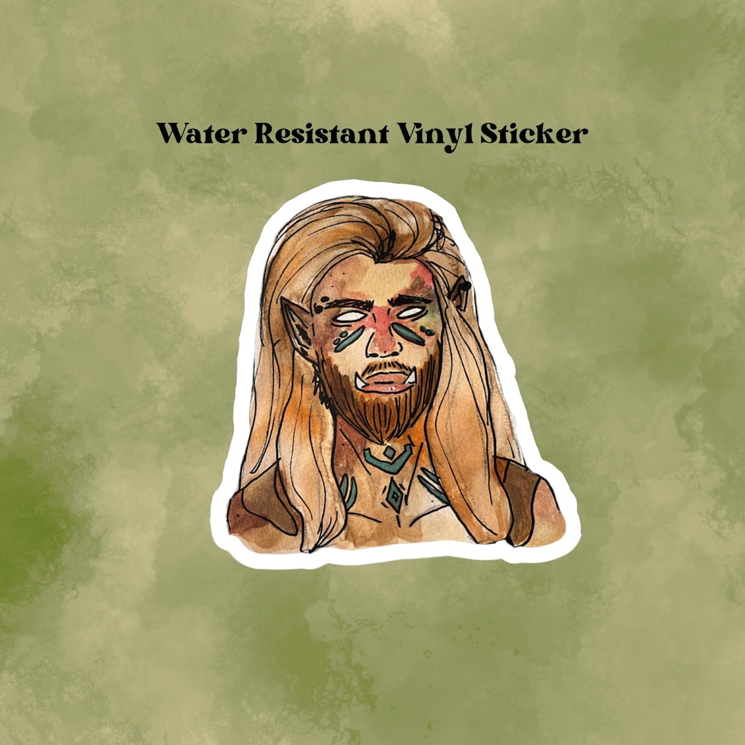 Half Orc Sticker Dungeons and Dragons Merch RPG Dnd Sticker - Etsy