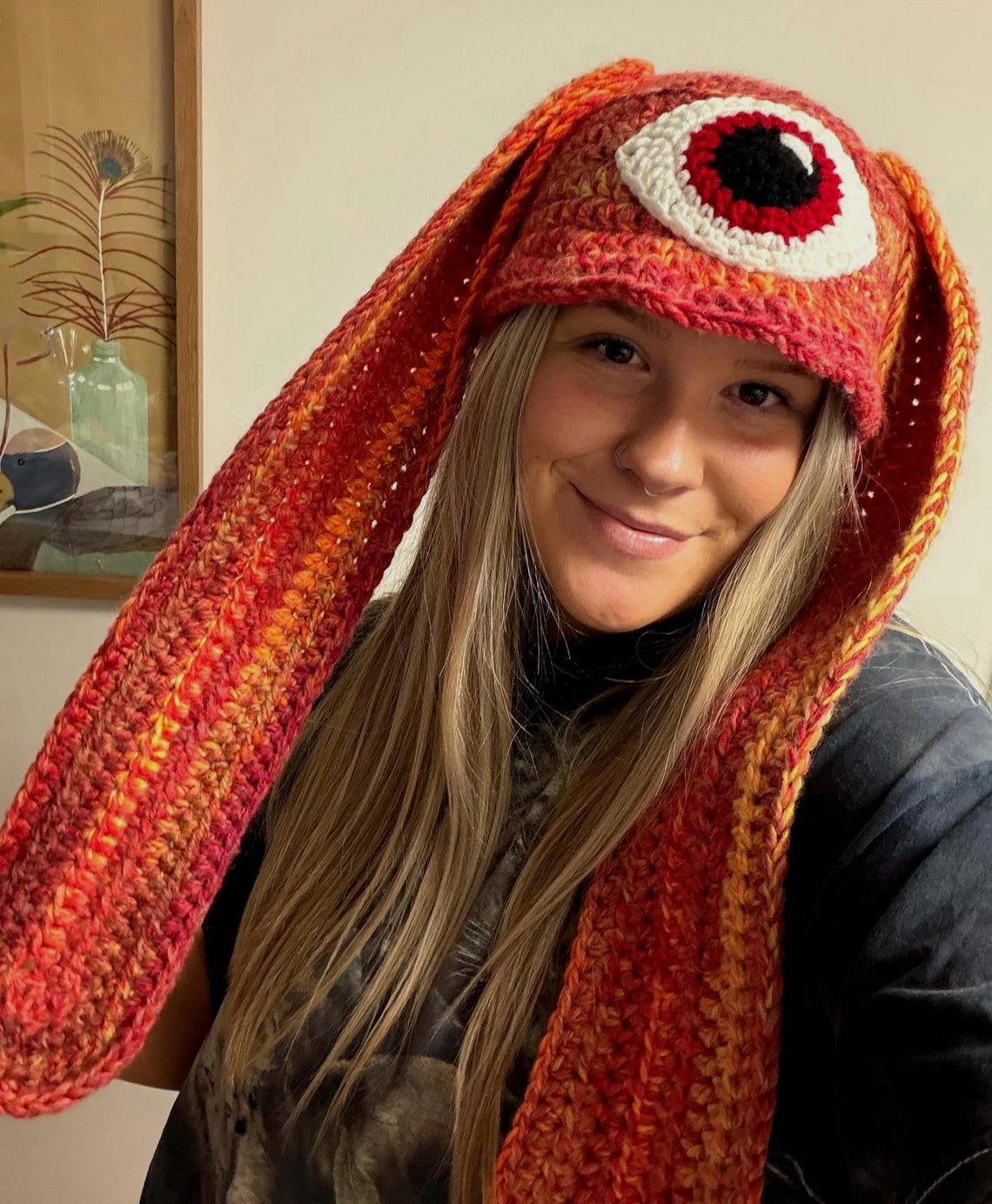 Fire Frequency Cyclops Bunny Bucket Hat - Etsy