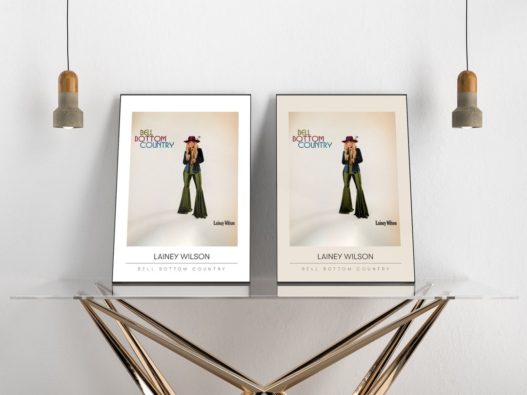 Lainey Wilson Poster, Bell Bottom Country, Lainey Wilson Print, Country ...