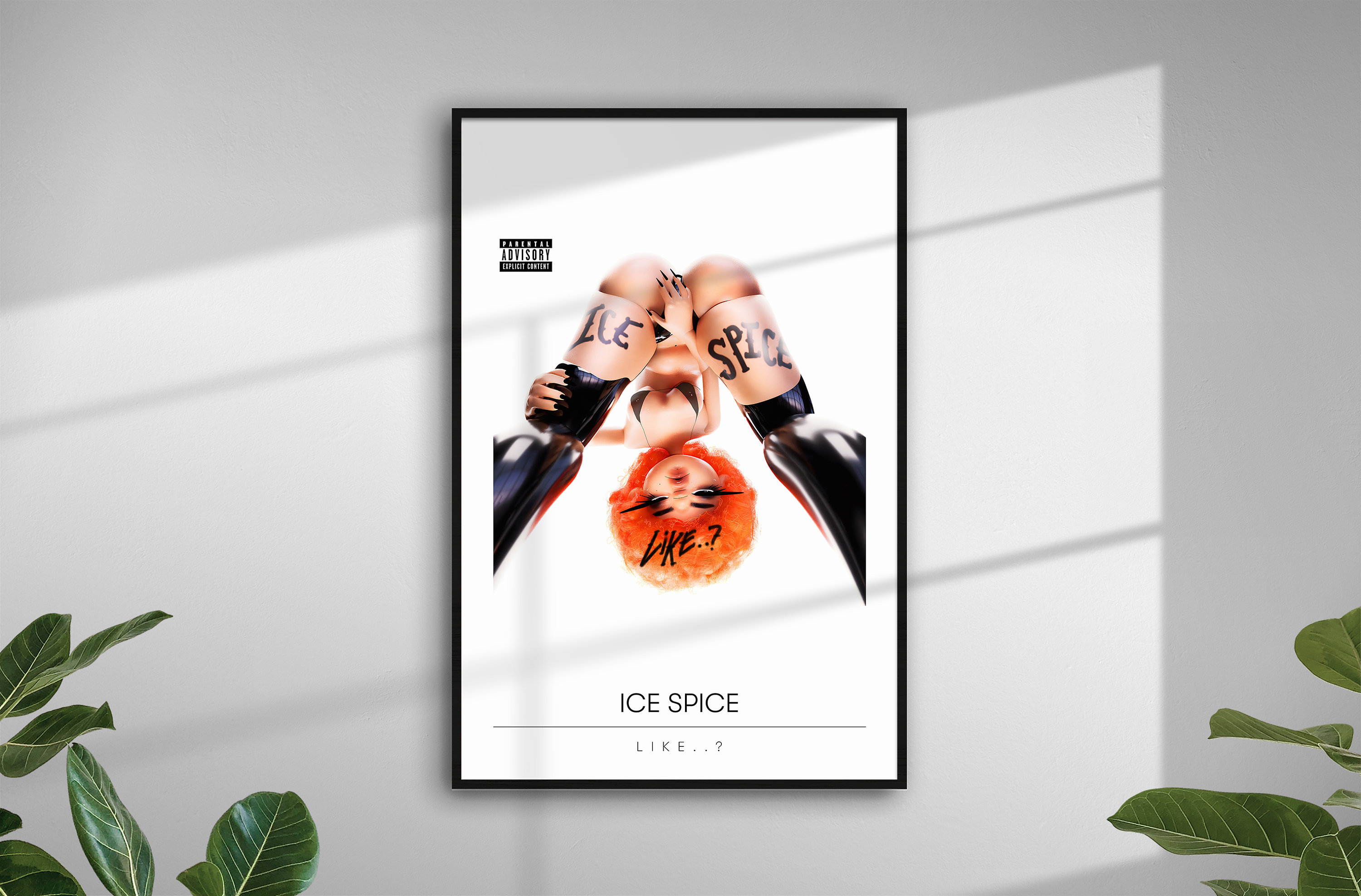 Ice Spice Poster, Like.., Ice Spice Print, Rap Music Decor Art, Album ...