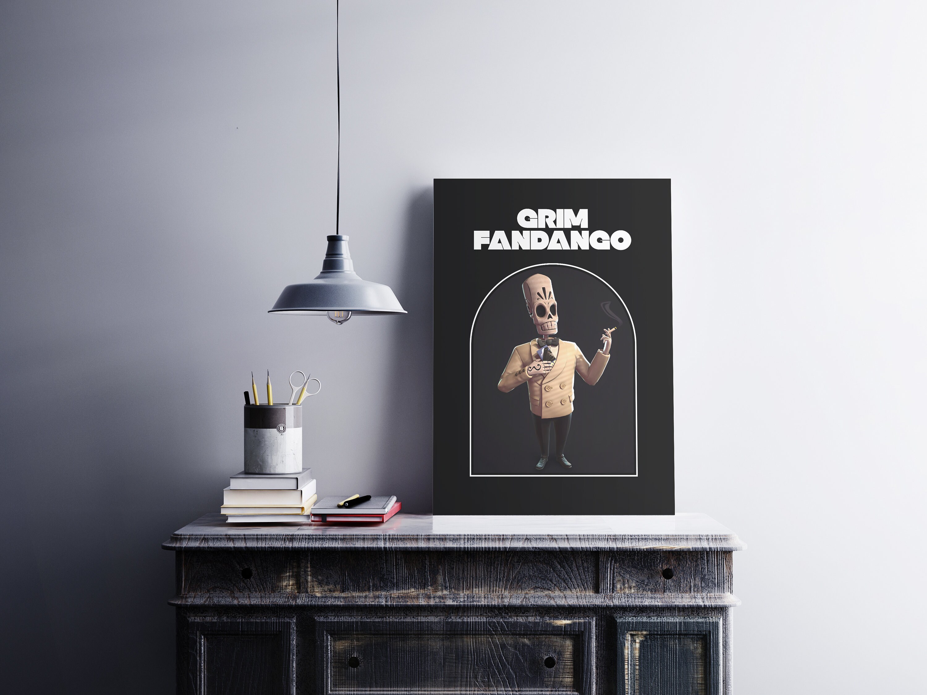Grim Fandango Poster, Grim Fandango Wall Art, Grim Fandango Print, Grim ...
