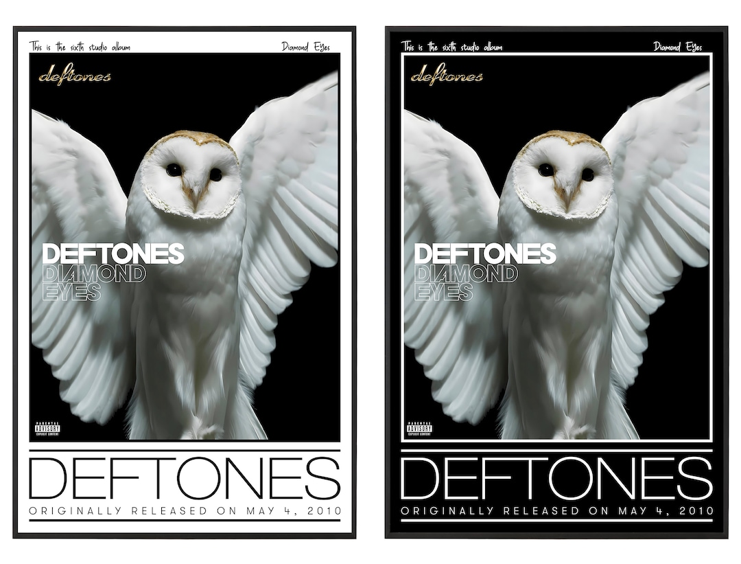 Deftones Poster Diamond Eyes Poster Deftones T Deftones Print Alternative Metal Music