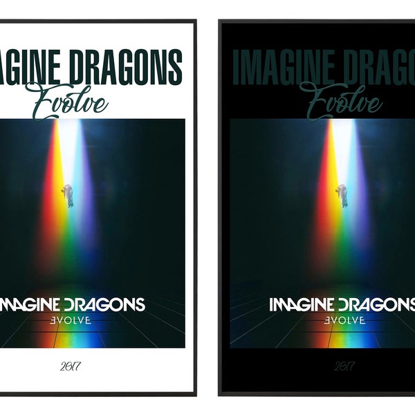 Imagine Dragons Evolve Album Poster - Etsy