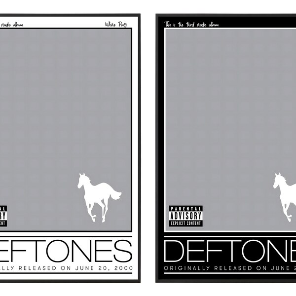 White Pony Deftones Poster - Etsy