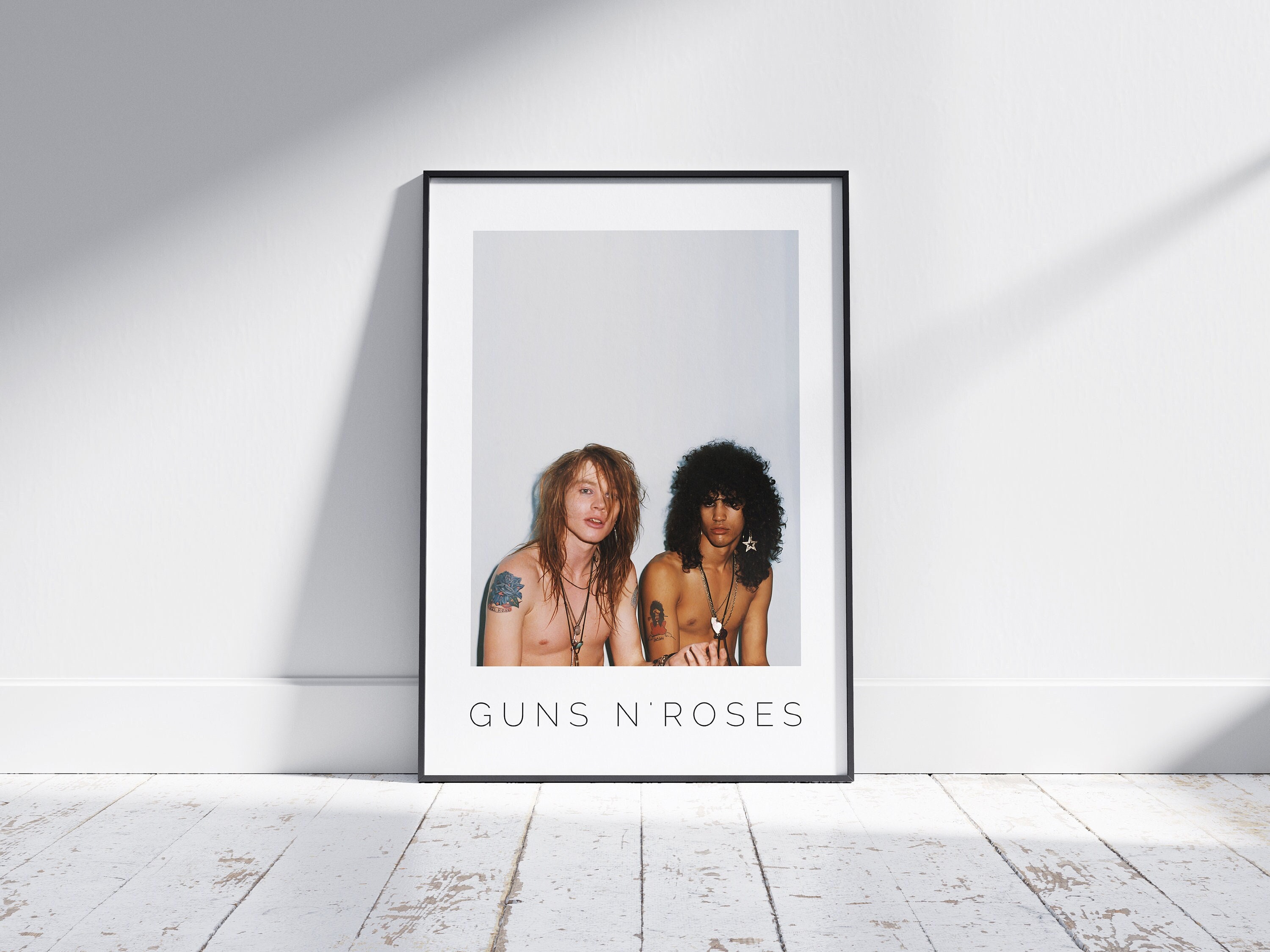 Guns N' Roses Poster, Axl Rose Poster, Slash Poster, Rock Music Poster ...
