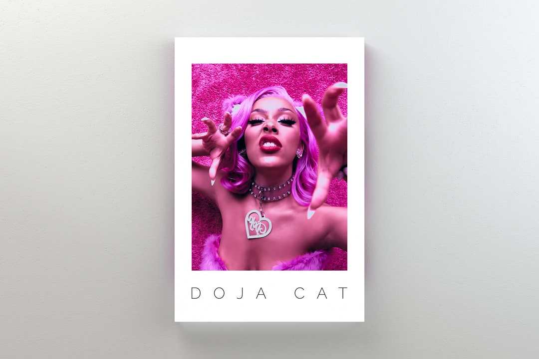 Doja Cat Poster Doja Cat Wall Art Rapper Poster Doja Cat Print